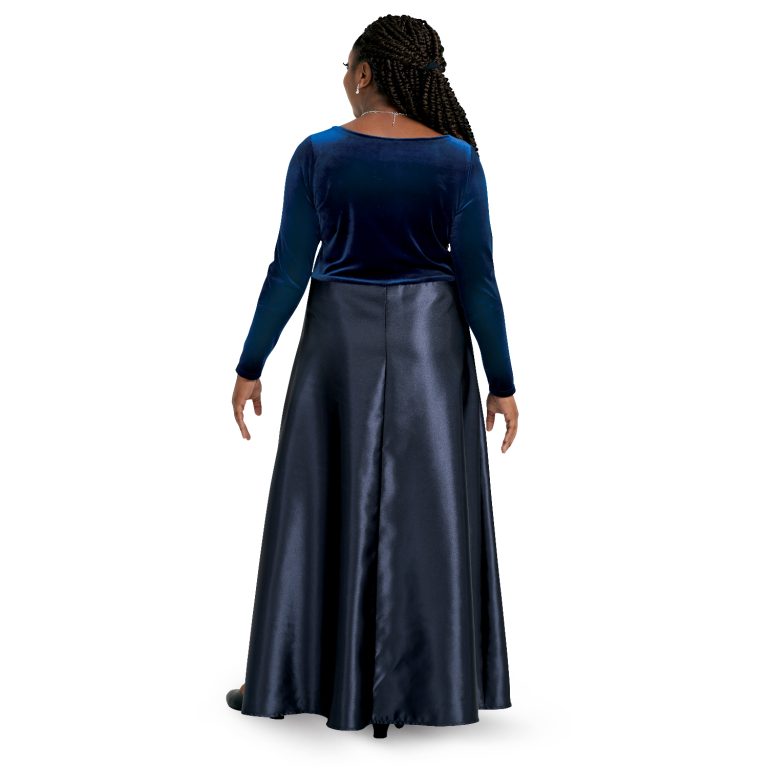 Custom Concert Dress Boat Neck, Natural Waistline | Band Shoppe