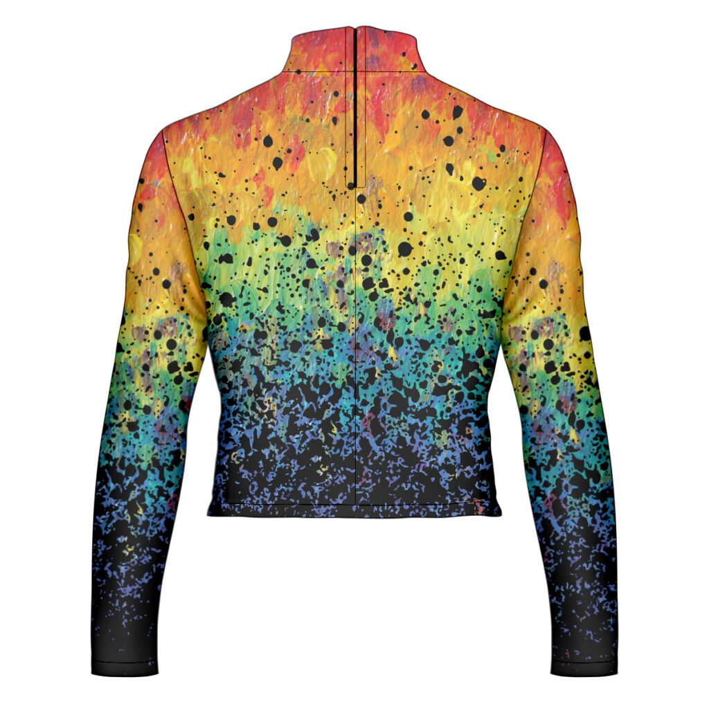 Custom Paint Spatter Printed Marching Top | Band Shoppe