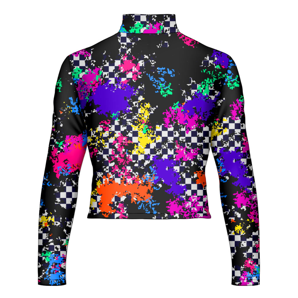 Custom Colorful Spatter Printed Marching Top | Band Shoppe