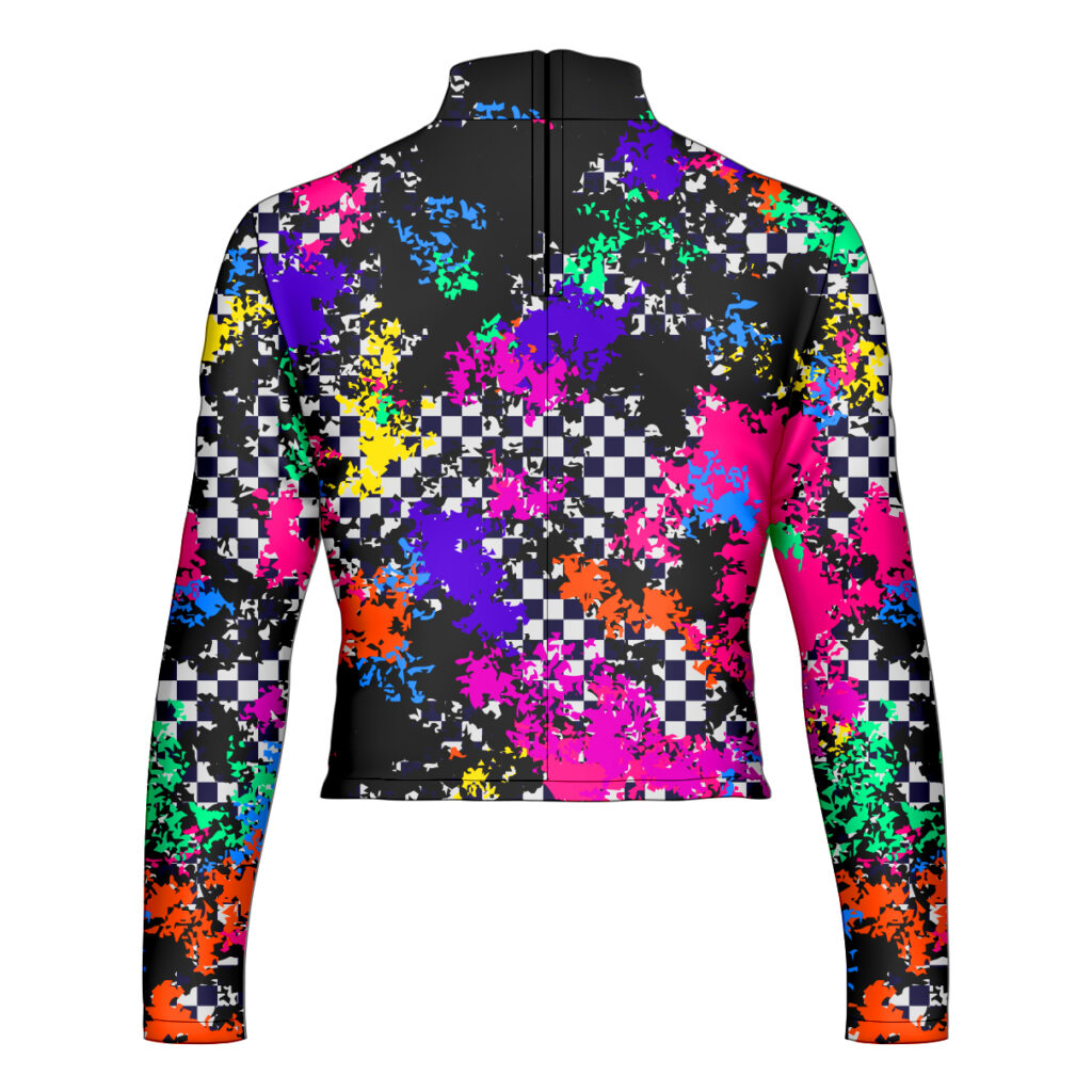 Custom Colorful Spatter Printed Marching Top | Band Shoppe