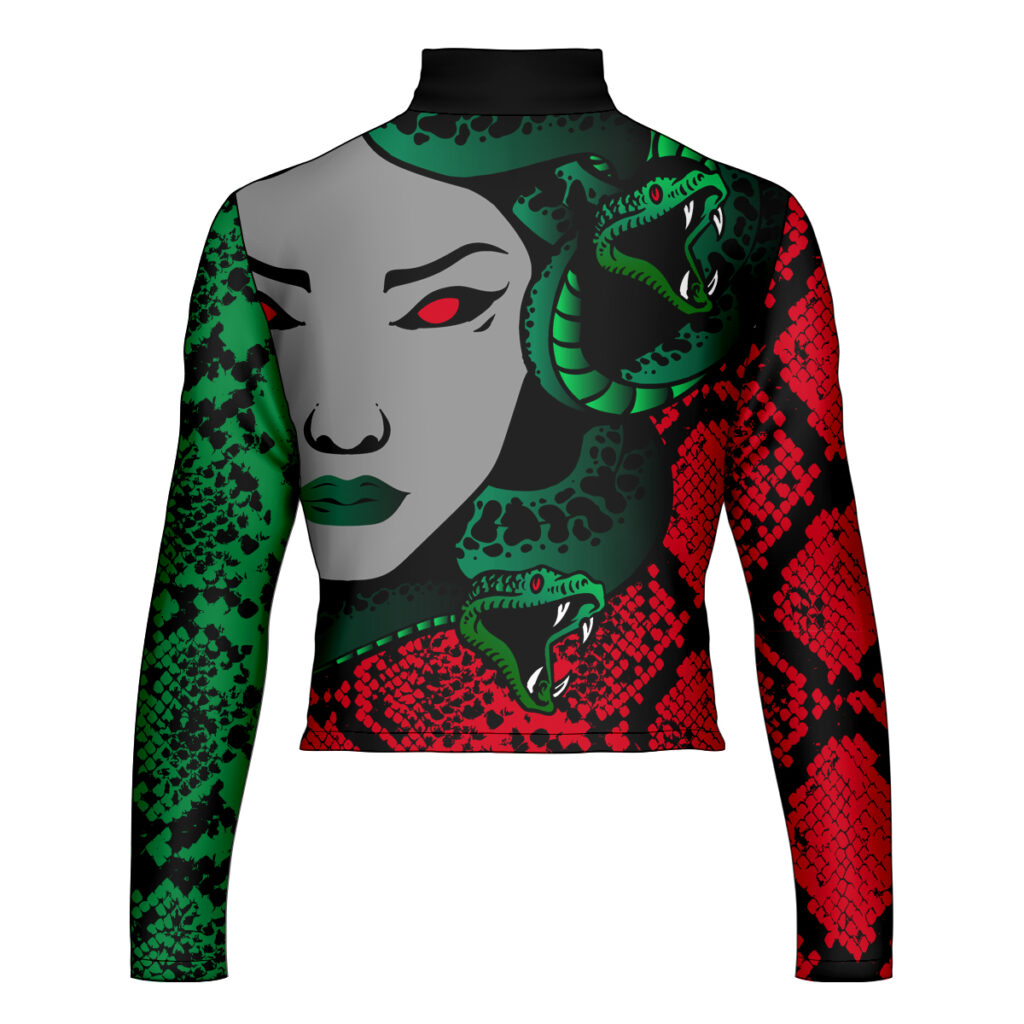 Custom Medusa Face Printed Marching Top | Band Shoppe
