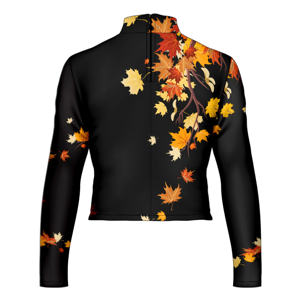 Custom Autumn Leaves Printed Marching Top | Band Shoppe