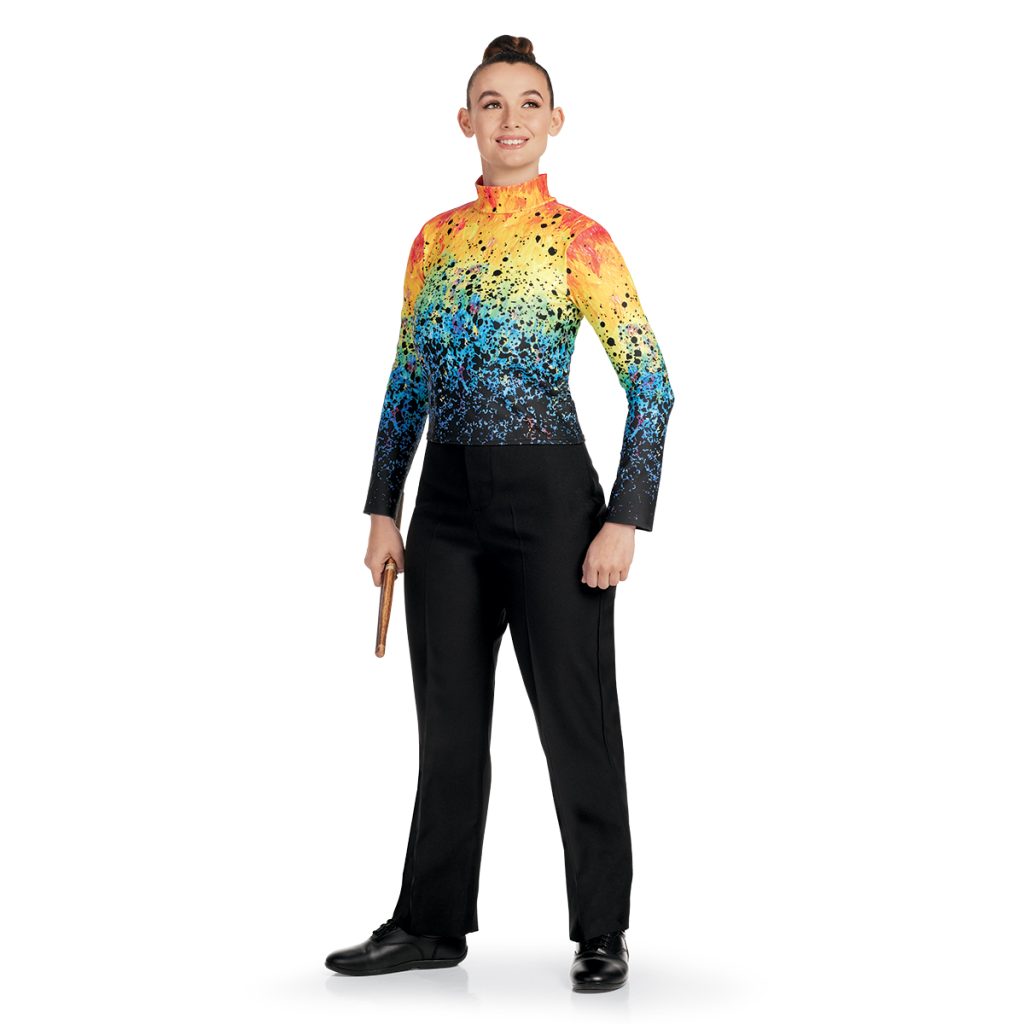 Custom Paint Spatter Printed Marching Top | Band Shoppe