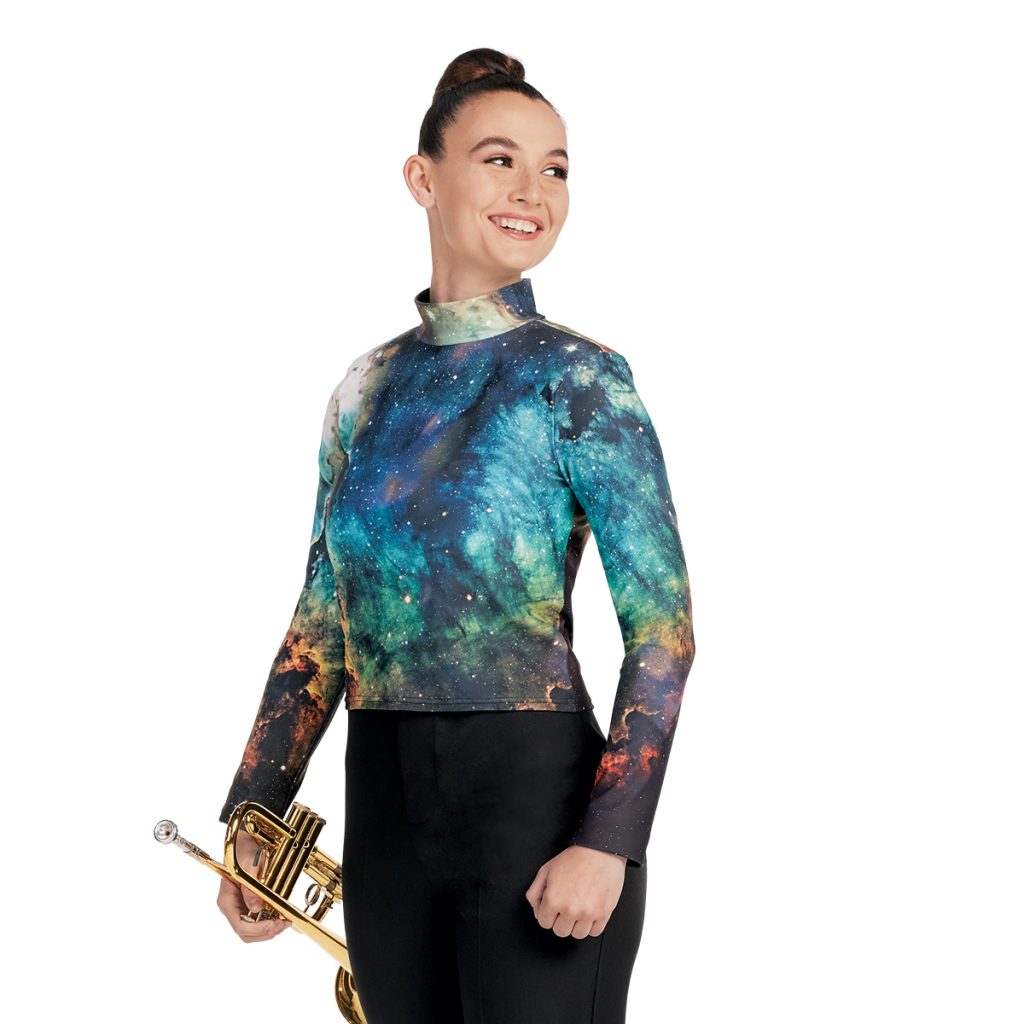 Custom Galaxy Printed Marching Top | Band Shoppe