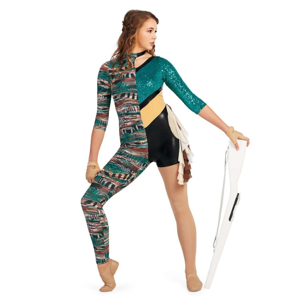 Custom Color Guard Unitard 422086 | Band Shoppe