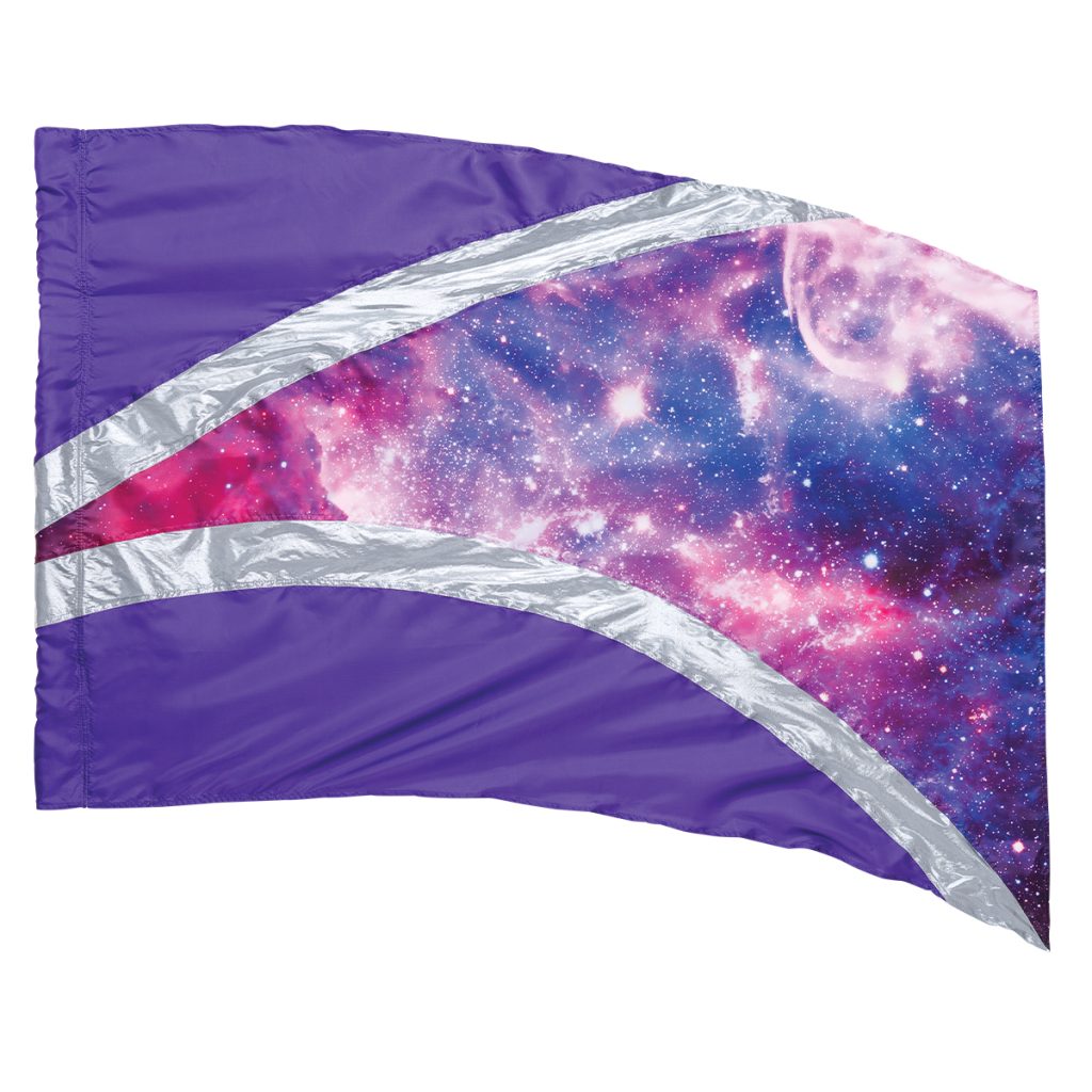Violet/Silver Hybrid Flag 5537040 | Band Shoppe
