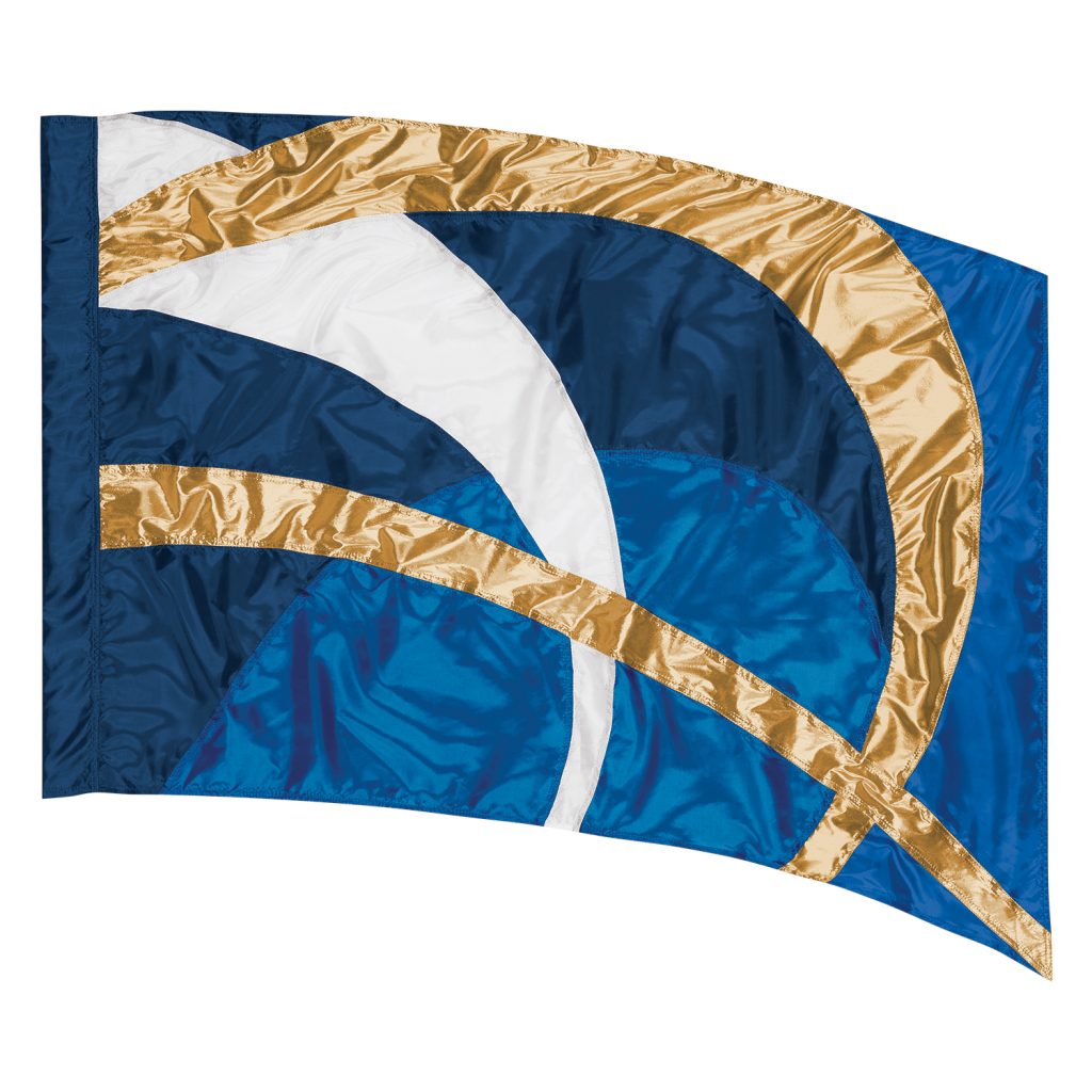 Navy/Gold Sewn Flag 5537210 | Band Shoppe
