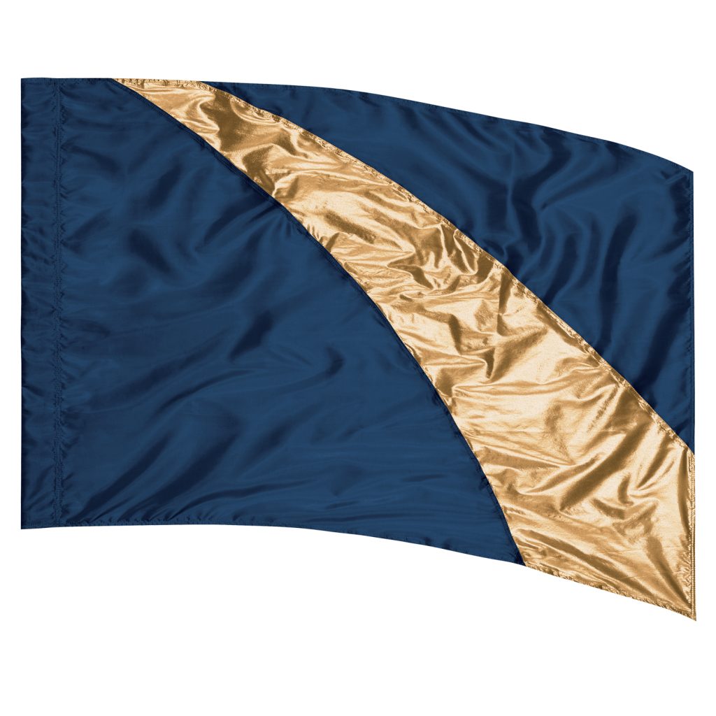 Navy/Gold Sewn Flag 5538580 | Band Shoppe