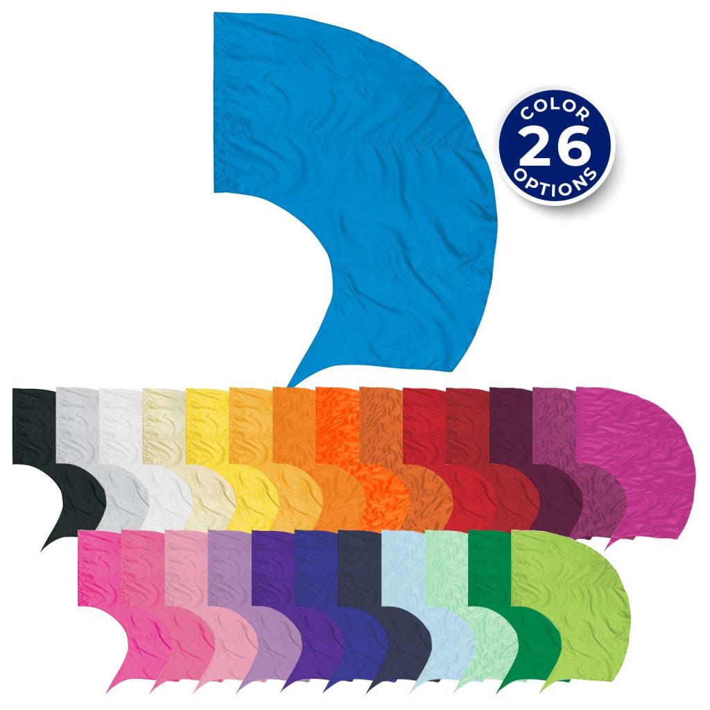 Solid Poly China Silk Swing Flag | Band Shoppe