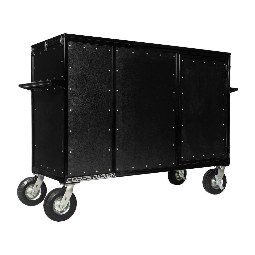 Corps Design Enclosed Synth Cart with Shock Mount | Band Shoppe