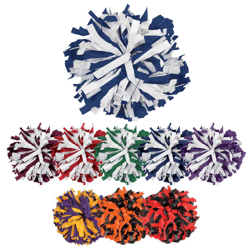 6" Two-Color Plastic Show Pom | Band Shoppe