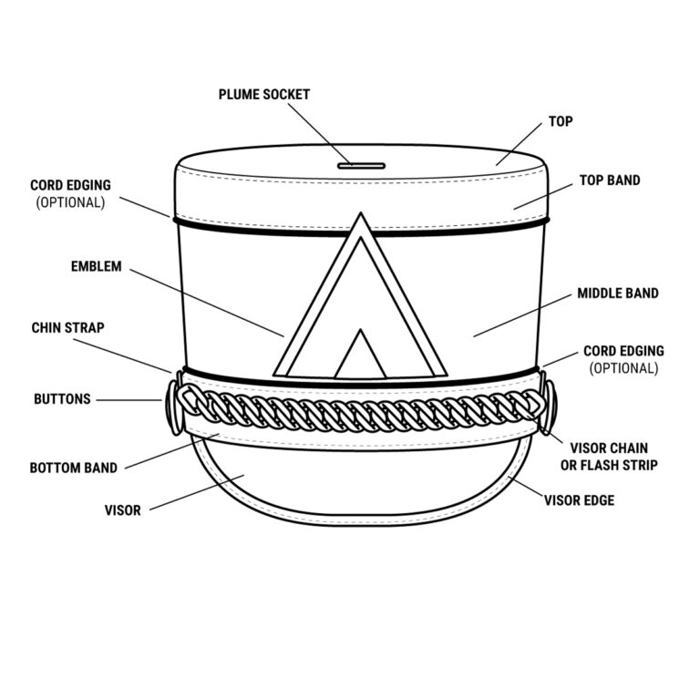 Shako-Master Express Marching Band Shako Hat | Band Shoppe