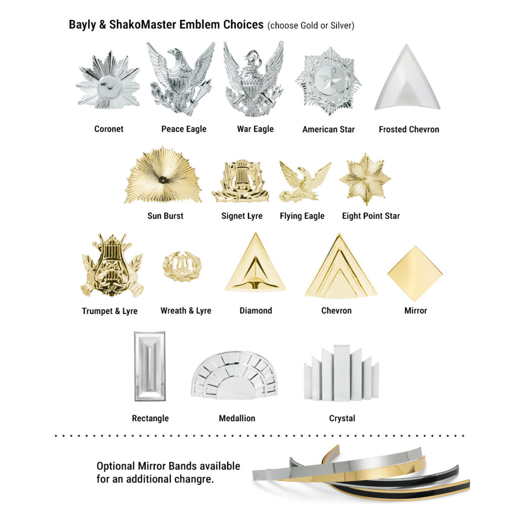 Century Flat Top Custom Shako Hat | Band Shoppe