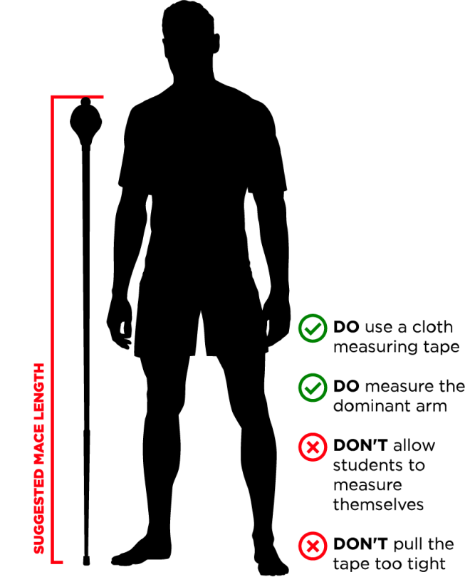 How to Measure for your next Amazing Mace | Band Shoppe