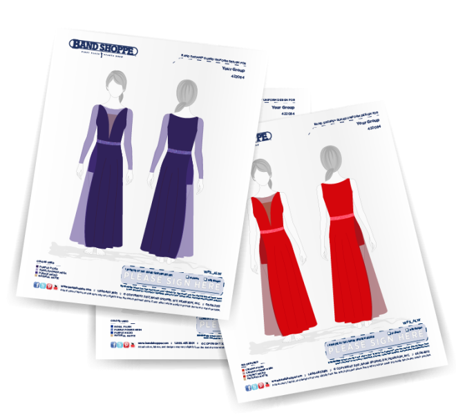Color Guard Uniform Customization | Band Shoppe