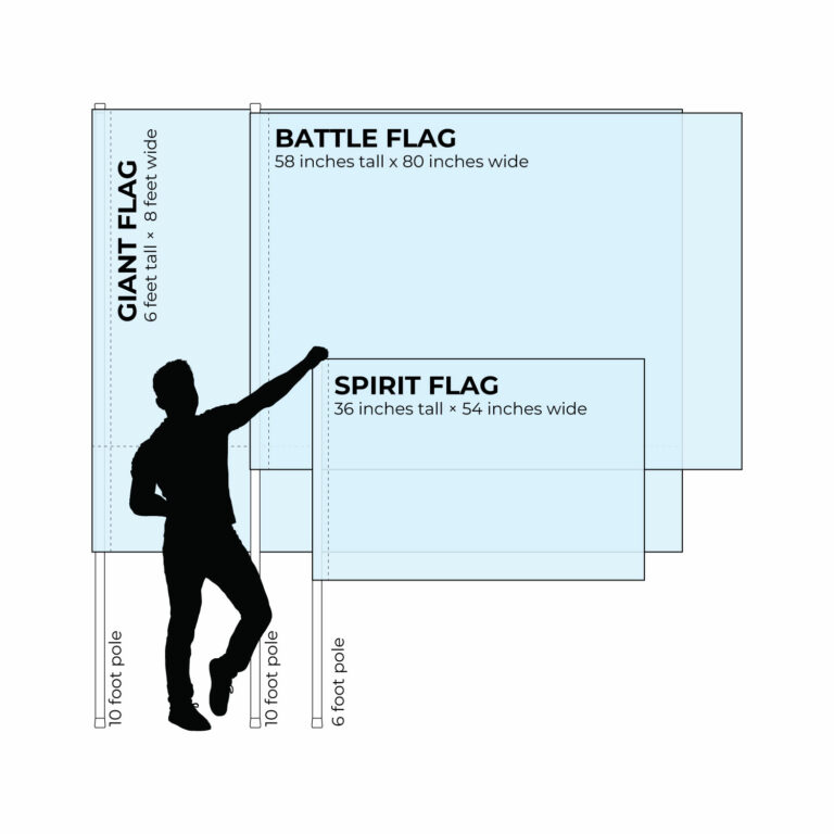Custom Spirit Flag Design 53022 | Band Shoppe