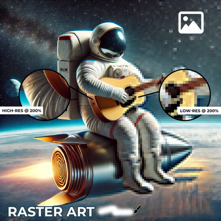 Vector vs. Raster: Which Artwork Works Best for Printing? | Band Shoppe